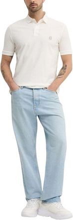 A|X Armani Exchange Cotton Polo Shirt - White