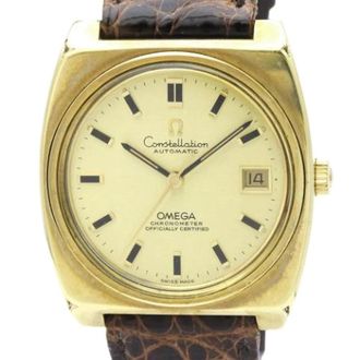 Omega Pre-owned Constellation 166.063 Armbanduhr - - Pre-owned - Herren - Gelb - ONE SIZE