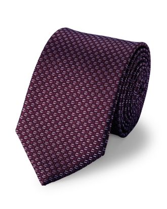 CHARLES TYRWHITT Krawatte aus Seide - Rosa