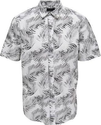 Only & Sons Chemise &agrave; manches courtes pour homme, Blanc &eacute;clatant., XS