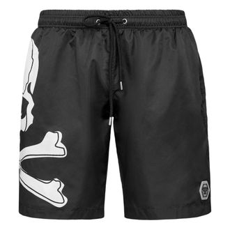 Philipp Plein Homme, Maillots de bain, Noir, Taille: L Swim Trunks Skull & Bones