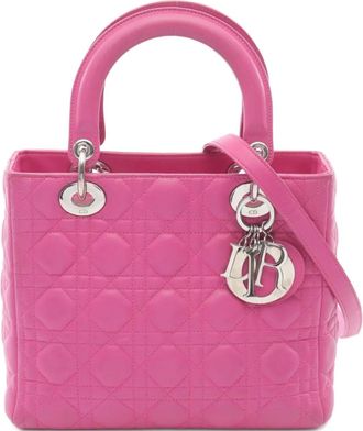 Dior 2000s Lady Dior Tote Bag - Rosa