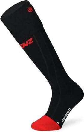 Lenz Heat Sock 6.1 Toe Cap Compression Chaussettes chauffantes, noir/rouge, 42-44
