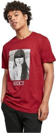 Mister Tee Herren F KIT Tee T-Shirt, Burgundy, S