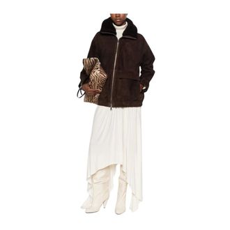 The Jack Leathers Veste Dante - Femme - Vestes - Brun - Taille: 44 FR