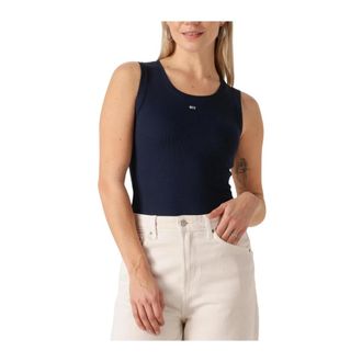 Tommy Jeans Damen, Oberteile, Blau, XLGr&ouml;&szlig;e