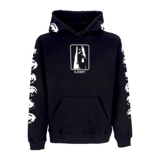 Iuter Schwarzer Hoodie mit K&auml;ngurutasche - - Sweatshirts & Hoodies - Herren - Schwarzk - S