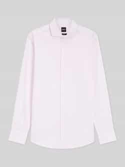 HUGO BOSS Slim Fit Businesshemd aus Baumwoll-Mix Modell HANK-SP