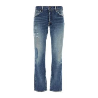 Visvim Homme, Jeans, Bleu, Taille: W32 Jeans Slim-fit Stylish