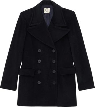 Ines De La Fressange Teddy Coat - Femme - Manteaux - Bleu - Taille: 36 FR