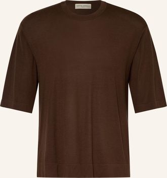 Officine G&eacute;n&eacute;rale T-Shirt Mit Leinen braun