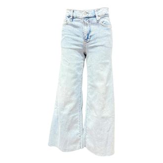 Frame Denim Cropped Palazzo Jeans - - Jeans - Damen - Blau - W29