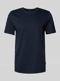 HUGO BOSS T-Shirt mit geripptem Rundhalsausschnitt Modell Tessler