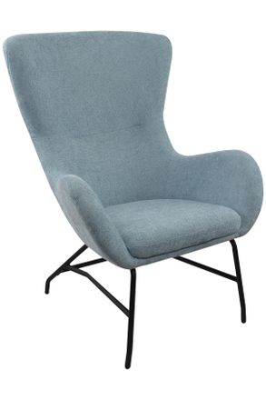 Livetastic Sessel, Hellblau, Textil, 77x106.5x84 cm, Wohnzimmer, Sessel, Sonstige Sessel