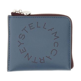Stella McCartney Logo Zip Wallet - - Accessories - Damen - Blau - ONE SIZE