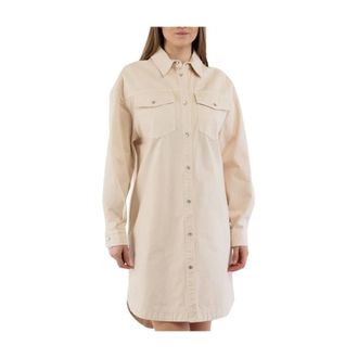 Moschino Femme, Robes, Beige, Taille: 36 FR Robe Chemise