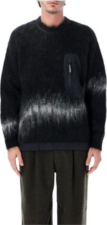 And Wander Pull en Mohair avec Poche - Homme - Pulls - Noir - Taille: L/Xl