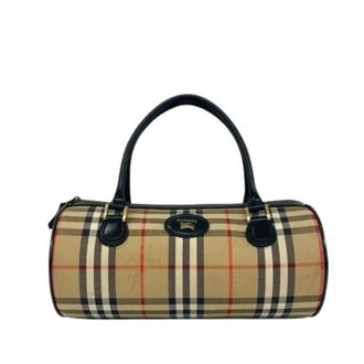 Burberry Sac &agrave; main en tissu Pre-owned - Femme - Pre-owned - Beige - Taille: ONE Size