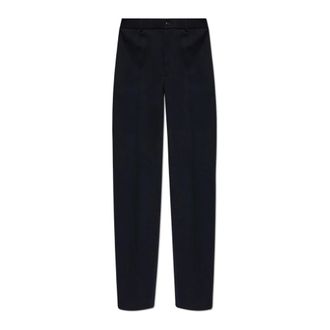 Moncler Baumwollmischung Hose mit geradem Schnitt - - Trousers - Herren - Blau - M