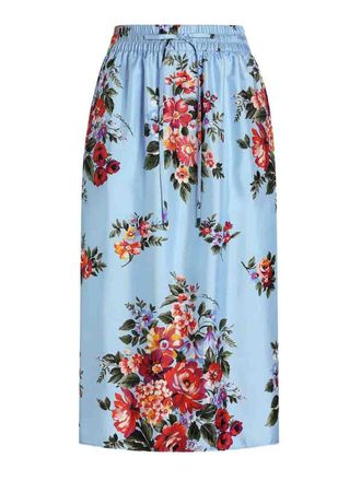 Dolce & Gabbana Jupe Longue - Bleu