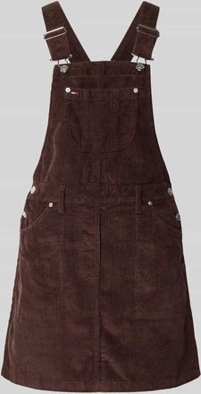 Tommy Jeans A-Linie Cord-Kleid aus reiner Baumwolle