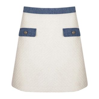 Jovonna London Femme, Jupes, Blanc, Taille: 36 FR Moss Skirt