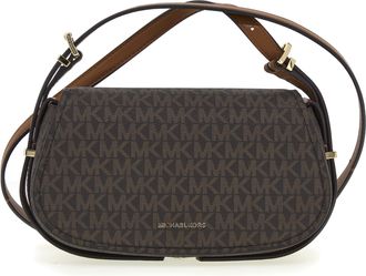 Michael Kors SM FLAP XBODY BRN/ACORN