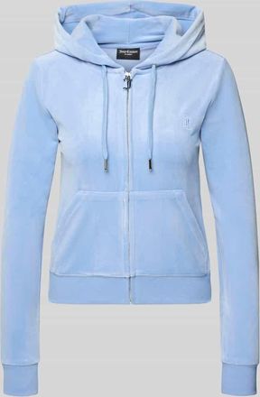 Juicy Couture Slim Fit Sweatjacke aus Samt Modell Robertson