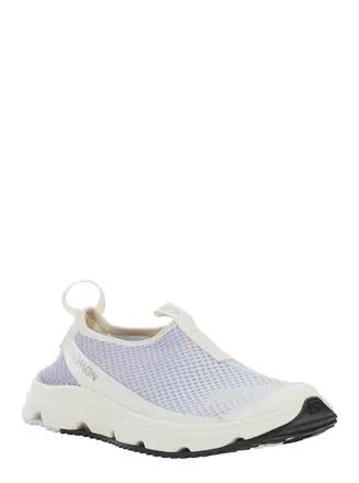 Salomon Unisex Light Blue Slip-On Sneakers With Mesh Design Fabric Trainers