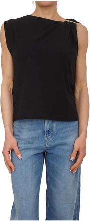 Pinko Pinko, Femme, Tops, Noir, Taille: 42 FR Melody Top