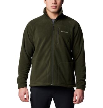 Columbia Herren Fast Trek 2 Full Zip Fleece Fleecejacke mit durchgehendem Rei&szlig;verschluss, Gr&uuml;nlandschaft, S