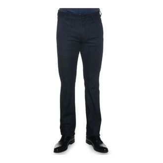 Canali Denim Chino Hose mit Logo-Detail - - Jeans - Herren - Blau - 4XL