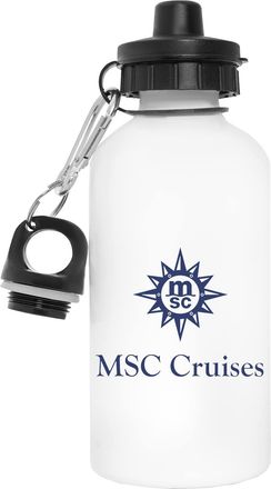 Generic Luxury Cruises-Msc Wiederverwendbar Weiß Aluminium Wasserflasche Reusable White Water Bottle