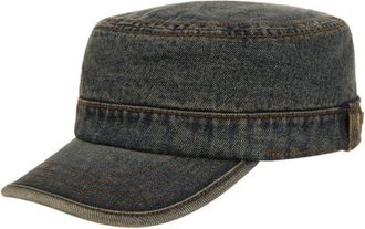 Stetson Casquette Denim Army Homme - avec Visiere Automne-Hiver Hiver - XL (60-61 cm) Denim