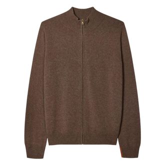 Paul Smith Cardigan zipp&eacute; - Homme - Pulls - Brun - Taille: M