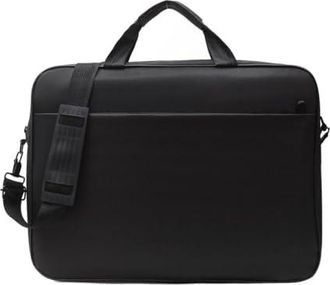 Generic Sac &agrave; bandouli&egrave;re portable pour ordinateur portable, sac &agrave; bandouli&egrave;re de voyage pour ordinateur portable avec poign&eacute;e, Noir, 15.6 inch