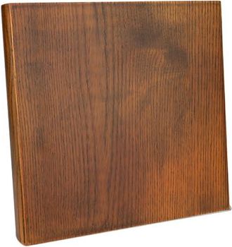 Rockingham Forge Magnetischer Messerständer aus Holz Braun BLK-ASHL5/BR