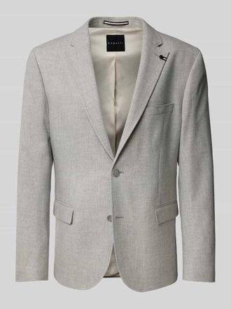 Bugatti Regular Fit Sakko mit Leinen-Anteil