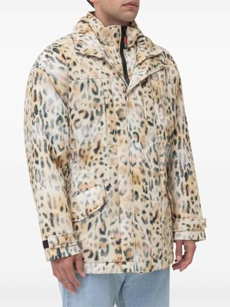 Martine Rose veste à imprimé léopard - Tons neutres