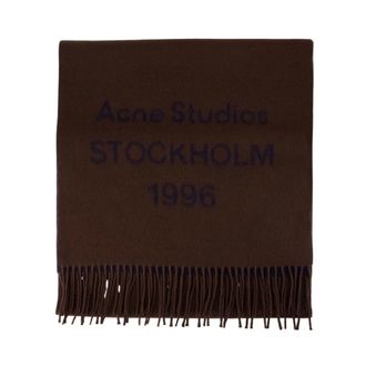 Acne Studios Schal mit Fransen - - Accessories - unisex - Braun - ONE SIZE
