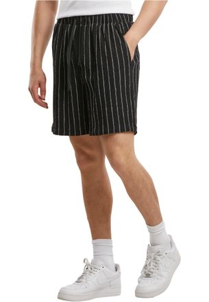 Urban Classics Herren Shorts Striped Crinkle Resort Shorts, gestreifte Kurze Hose in Crinkle-Optik für Männer, Größen S - 5XL
