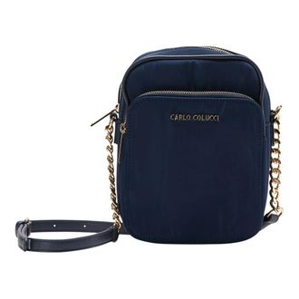 Carlo Colucci Eine Umh&auml;ngetasche mit Ketten -Covacci - - Bags - Damen - Blau - ONE SIZE