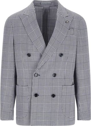 Lardini Double-Breasted Blazer