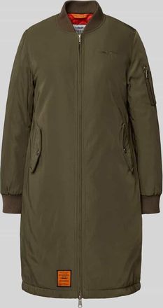 Original Bombers Parka mit Stehkragen und Zweiwege-Rei&szlig;verschluss