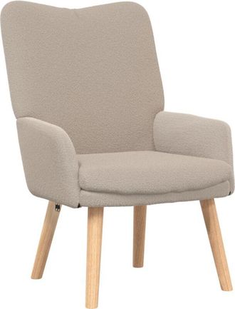 vidaXL Entspannungsstuhl Hellgrau 63 x 67 x 94 cm Stoff Vidaxl