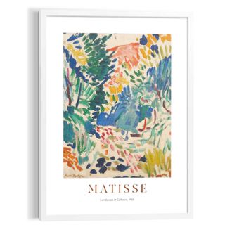 Reinders Gerahmtes Bild, Matisse - Landscape at Collioure, Wohnzimmer, Bilder, Wanddeko, Room Decor, MDF, Mehrfarbig, 70 x 50