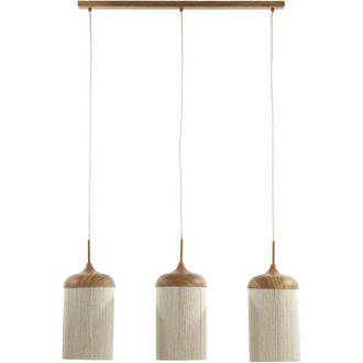 Light & Living Light&living - suspension - Dania - beige naturel - coton m&eacute;tal
