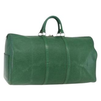 Louis Vuitton Sac Week-end Vintage Pre-owned - Femme - Pre-owned - Vert - Taille: ONE Size