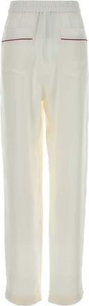 Tom Ford Offwhite Exterior: Silk Pantaloni Trousers