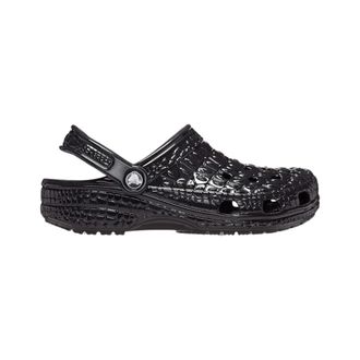Crocs Metallic Classic Clog in Schwarz - - Shoes - Damen - Schwarzk - 36 EU